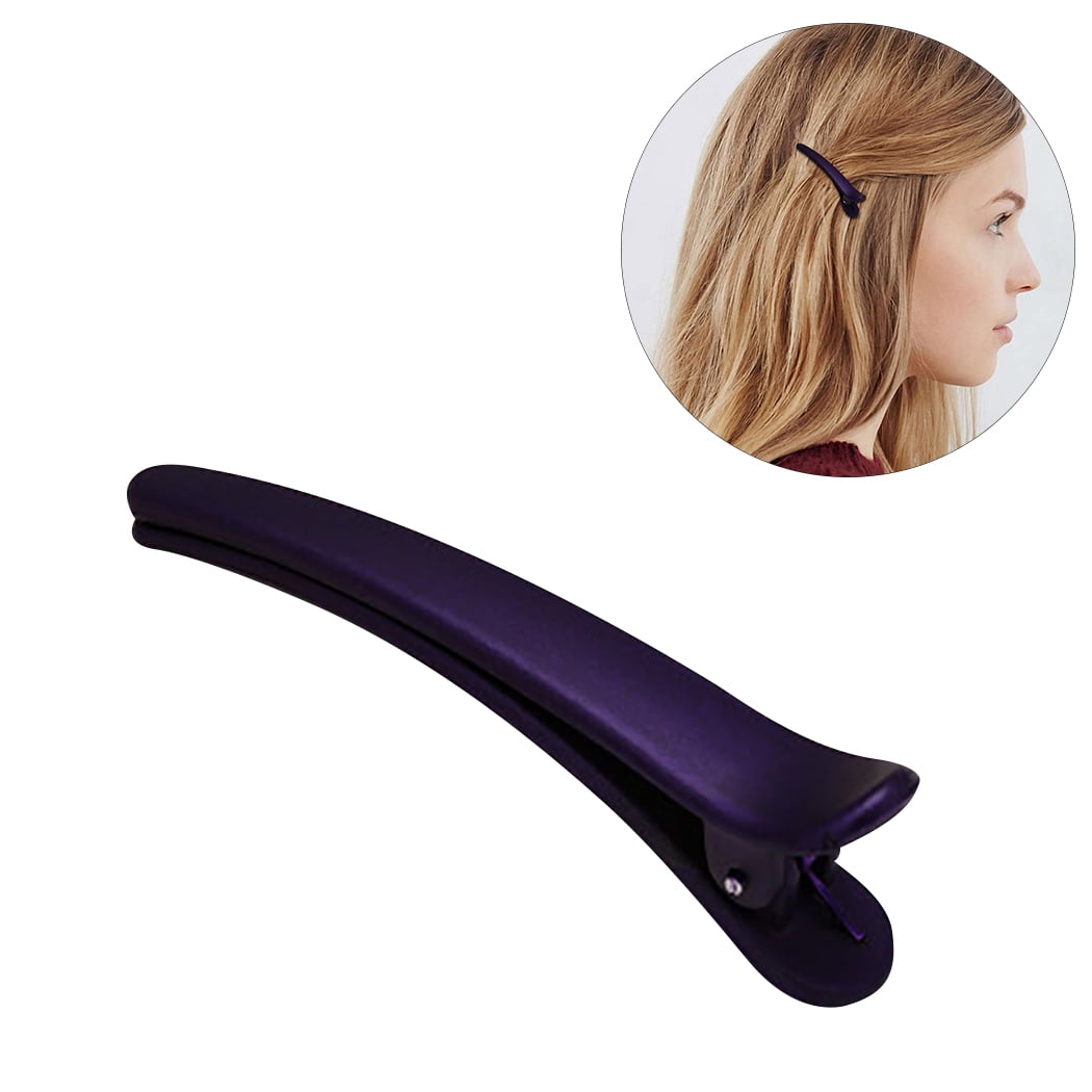 Coofit Hair Clip Fashion Frosted Plastic Alligator Clip Side Clip Hair ...