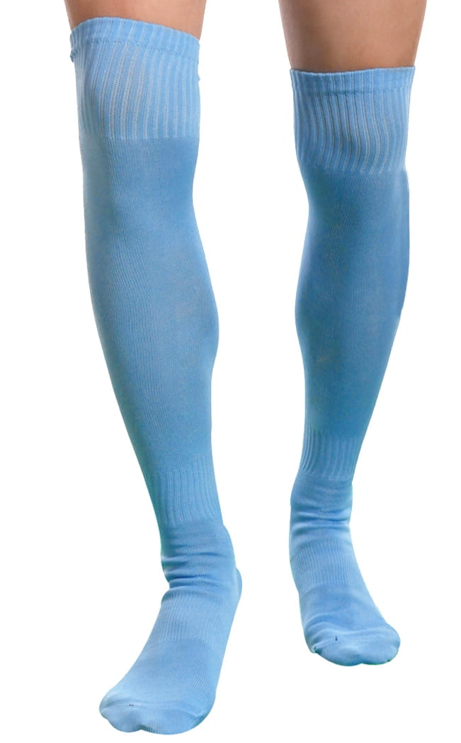 Coofit Men Soccer Socks Football Sports Over Knee High Socks for Men ...