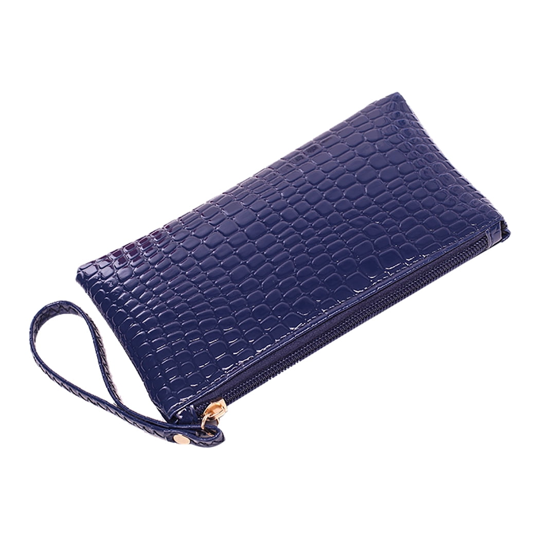 Coofit Women's Wallet Crocodile Pattern Card Wallet Faux Leather Clutch ...