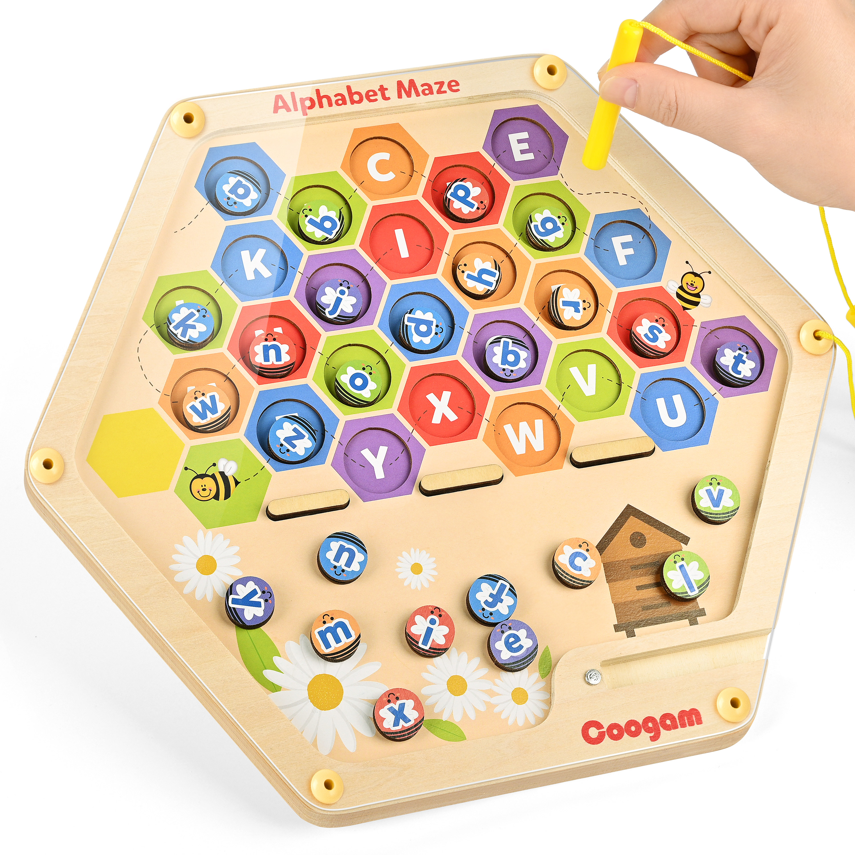Coogam Magnetic Ten-Frame Set, Math Manipulative EVA Number Counting ...