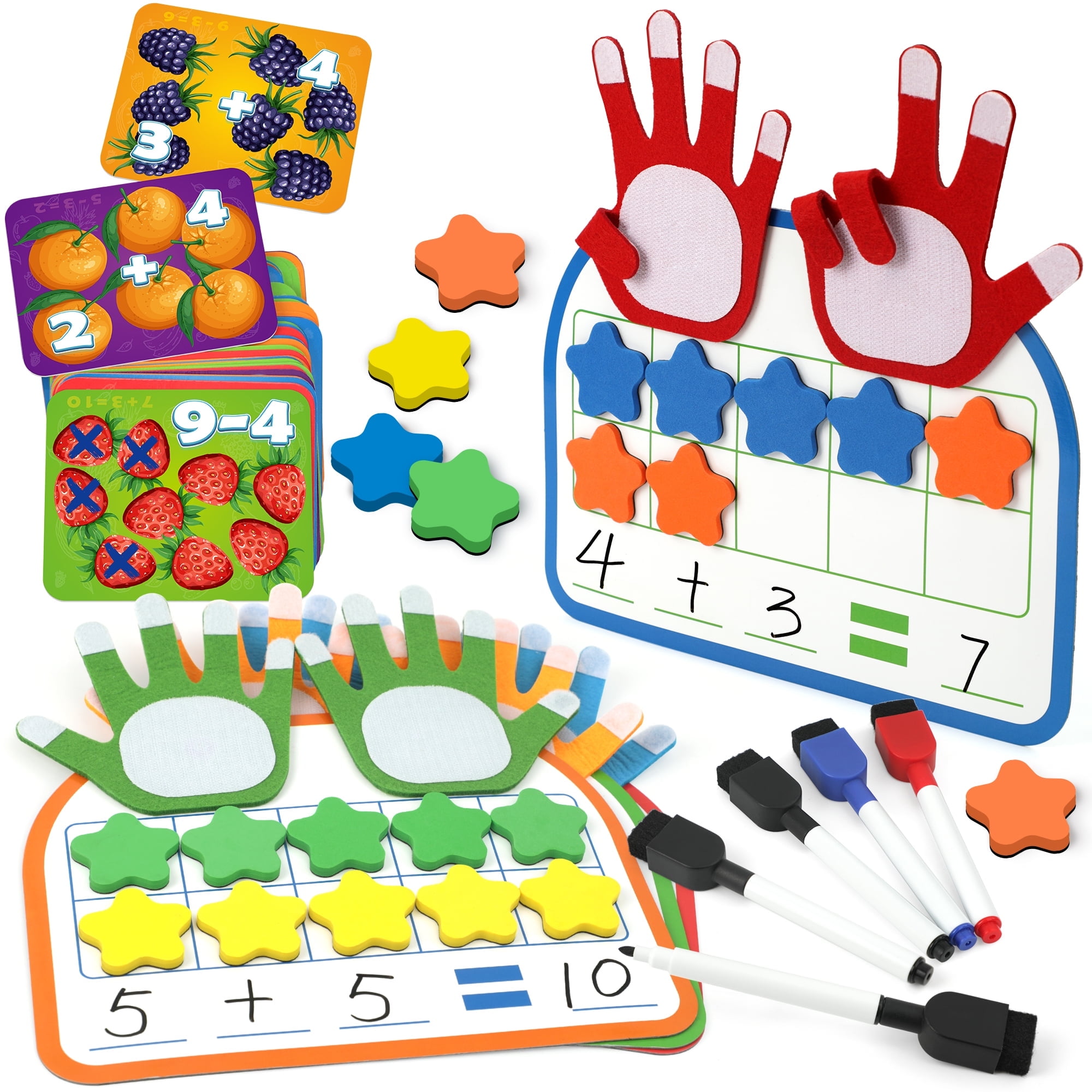 Coogam Montessori Math Manipulatives Number Counting Block, Magnetic ...