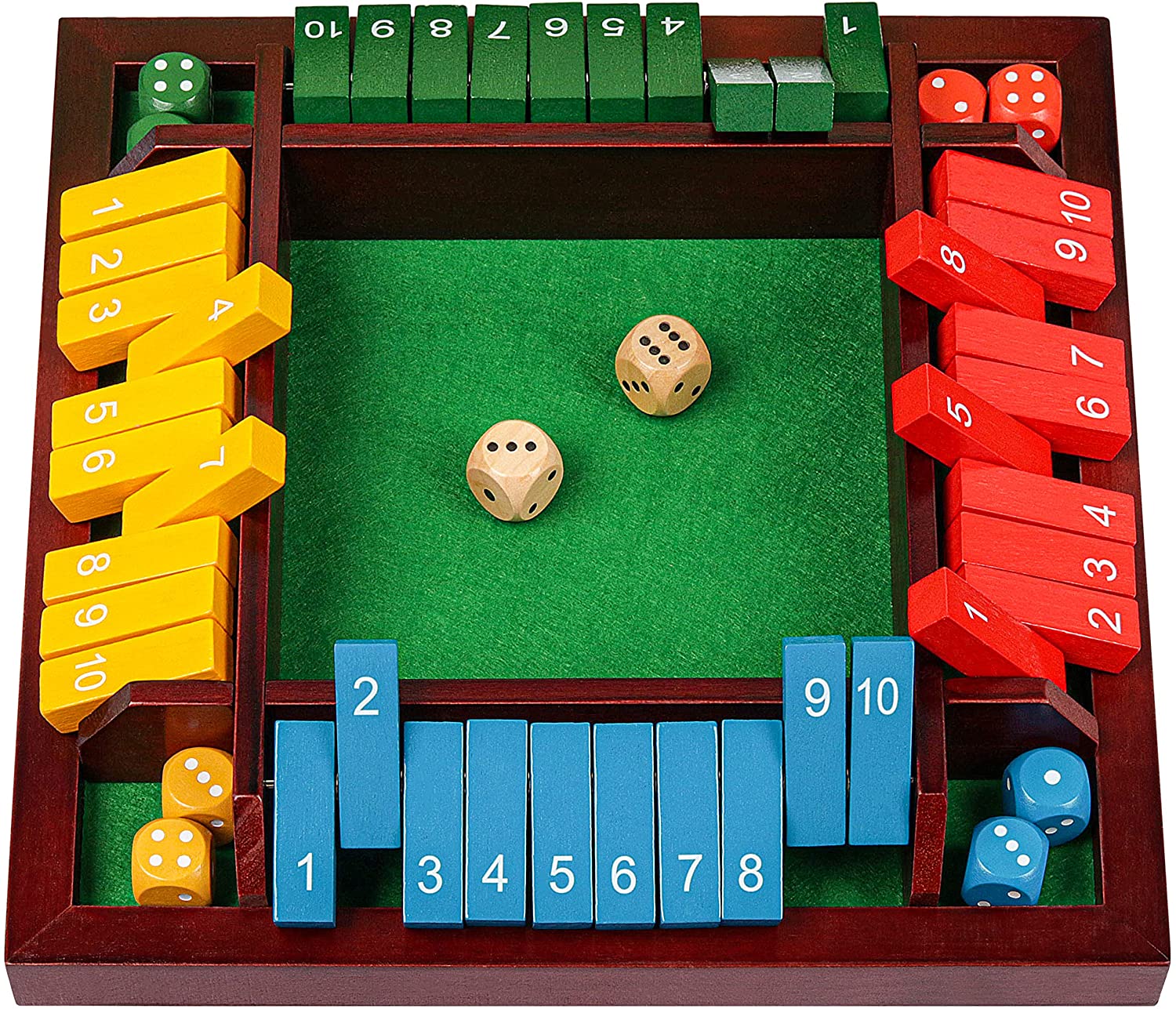 CHH Double-Sided 9 Number Shut The Box - Walmart.com