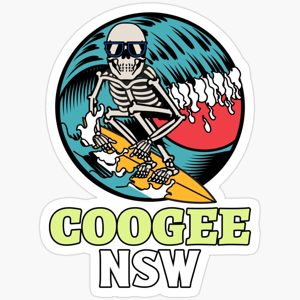 Coogee Beach Nsw Australia Sticker Phone Decal Water Bottle Stickers ...