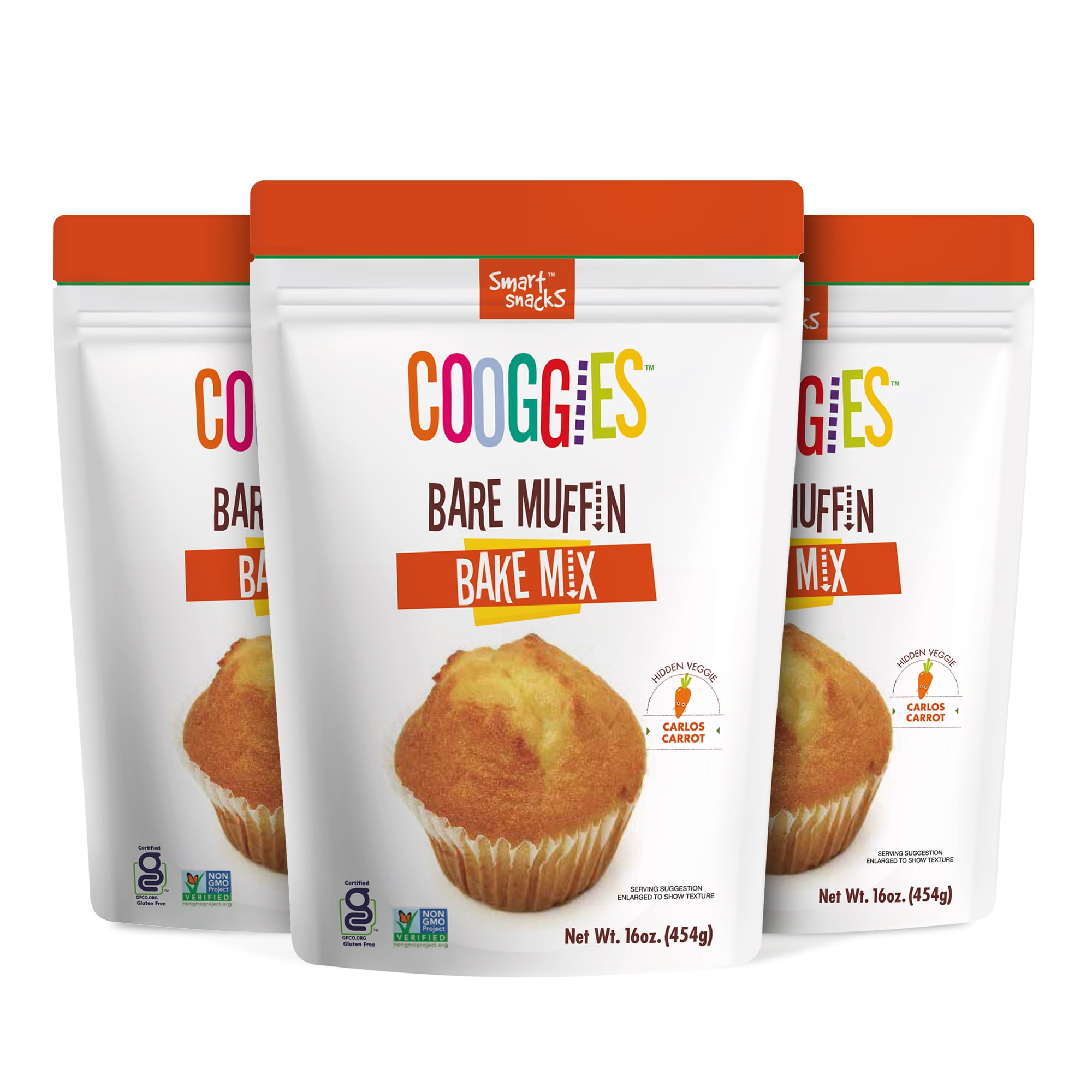 Cooggies Gluten & Grain Free Bare Muffin Bake Mix, Dessert, 3 Pack ...