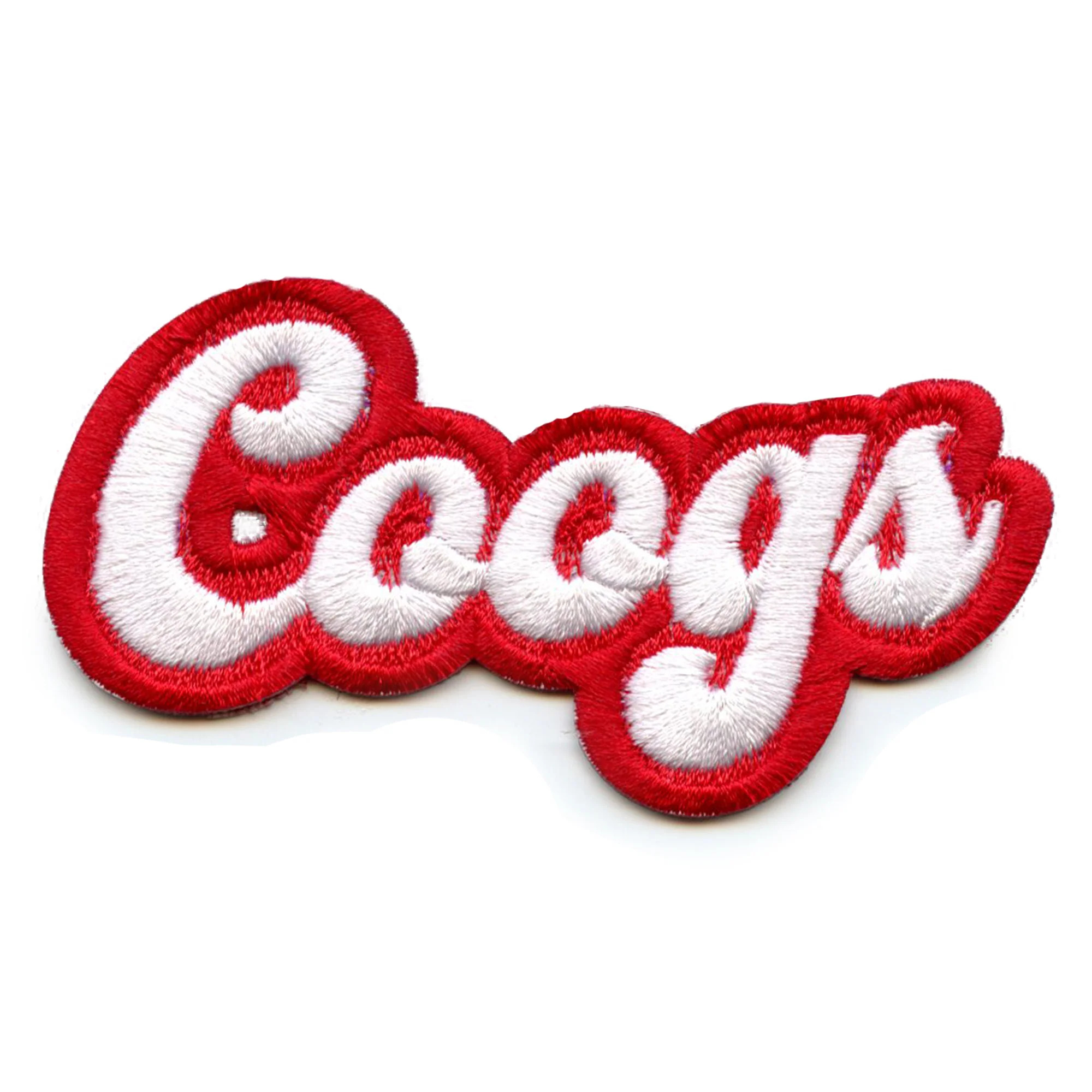 Coogs Cursive Script Patch Houston College Mascot Embroidered Iron On ...