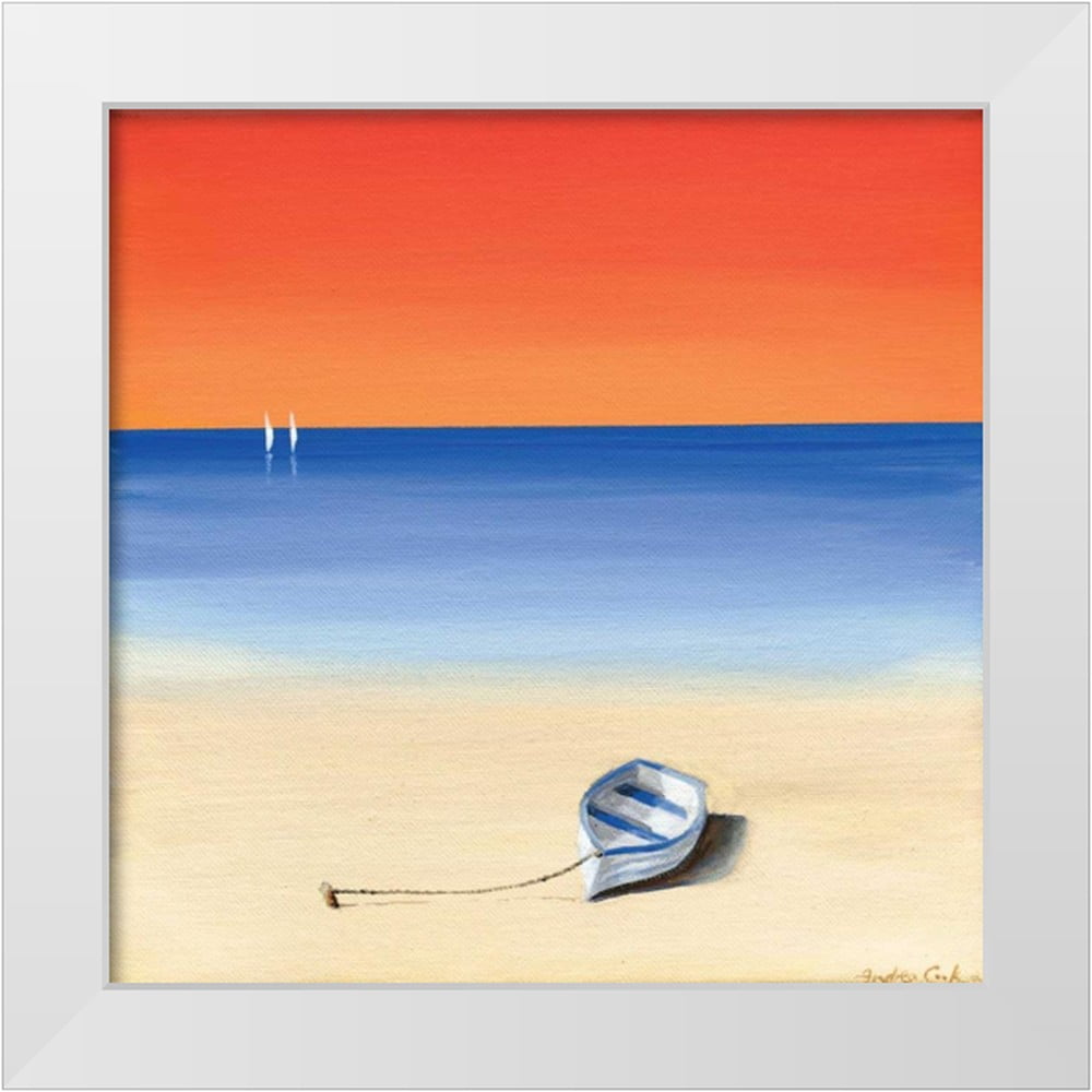 Cook, Andrea 12x12 White Modern Wood Framed Museum Art Print Titled ...