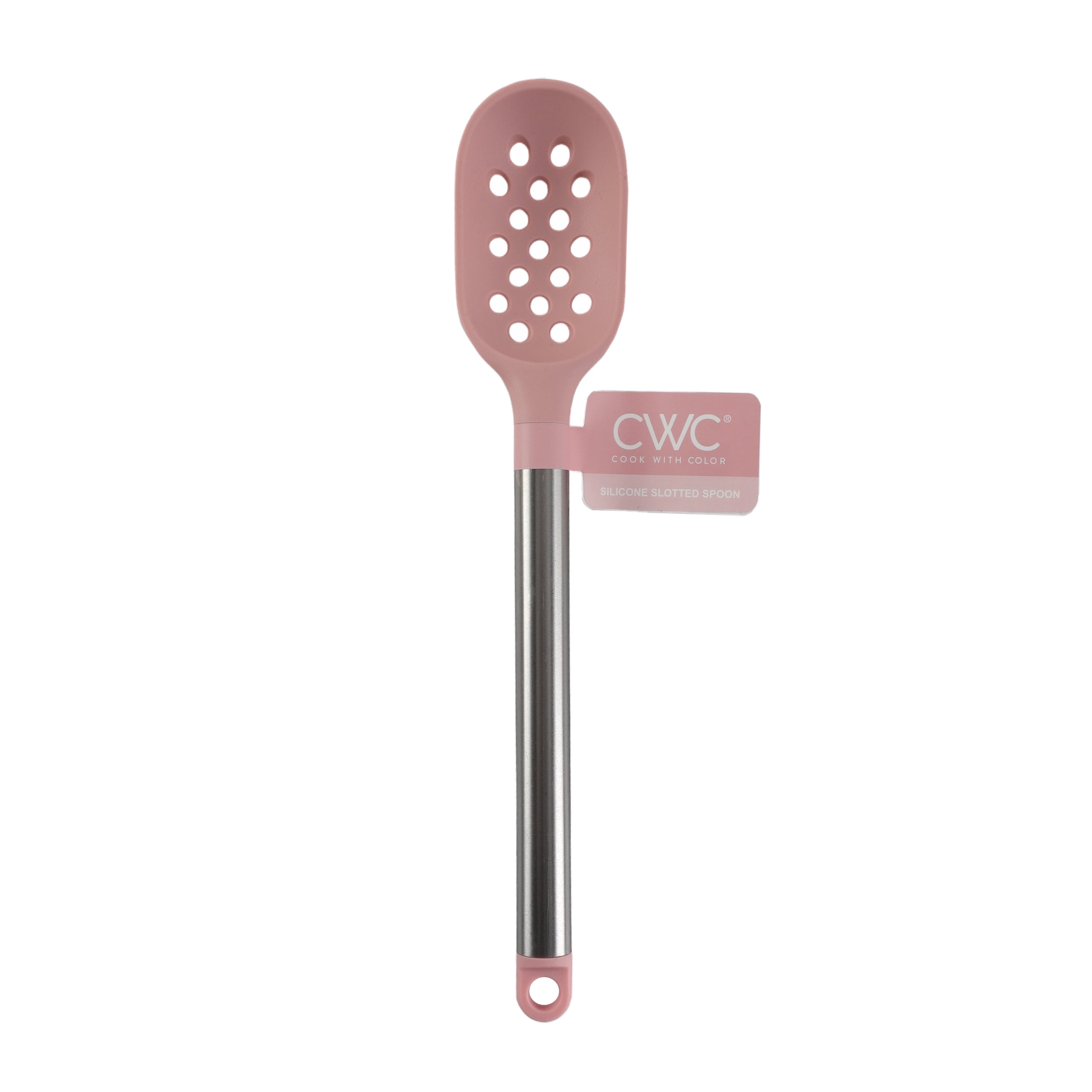 Cook With Color pink 12inch silicone slotted spoon is a key item to ...