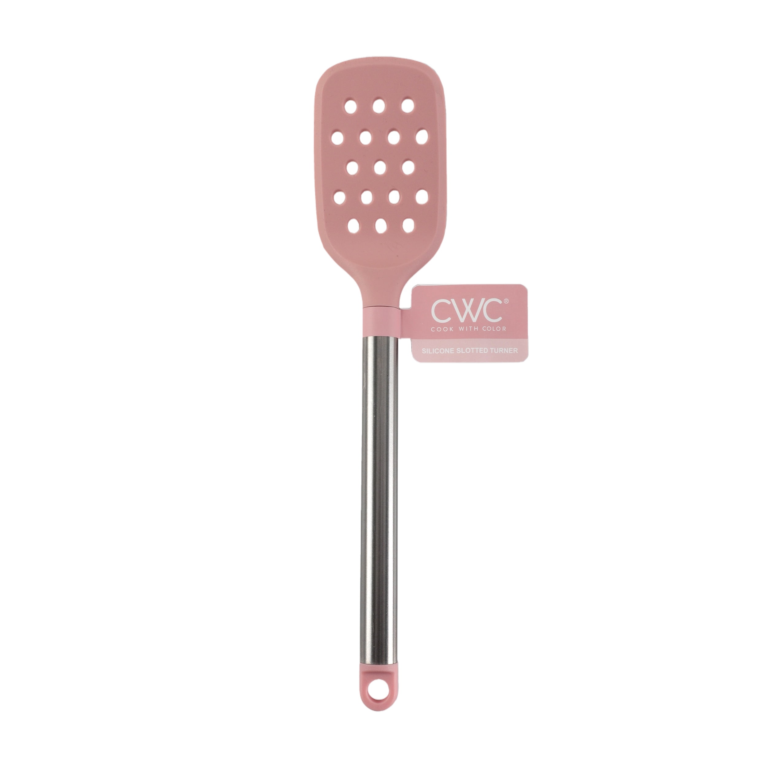 Cook With Color pink12inch silicone slotted turner is a key item to ...