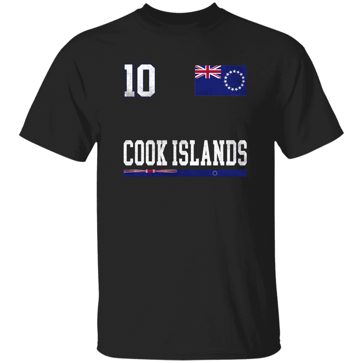 Cook Islands Flag Emblem Cook Islander Pride Proud Men Women Soccer Fan ...