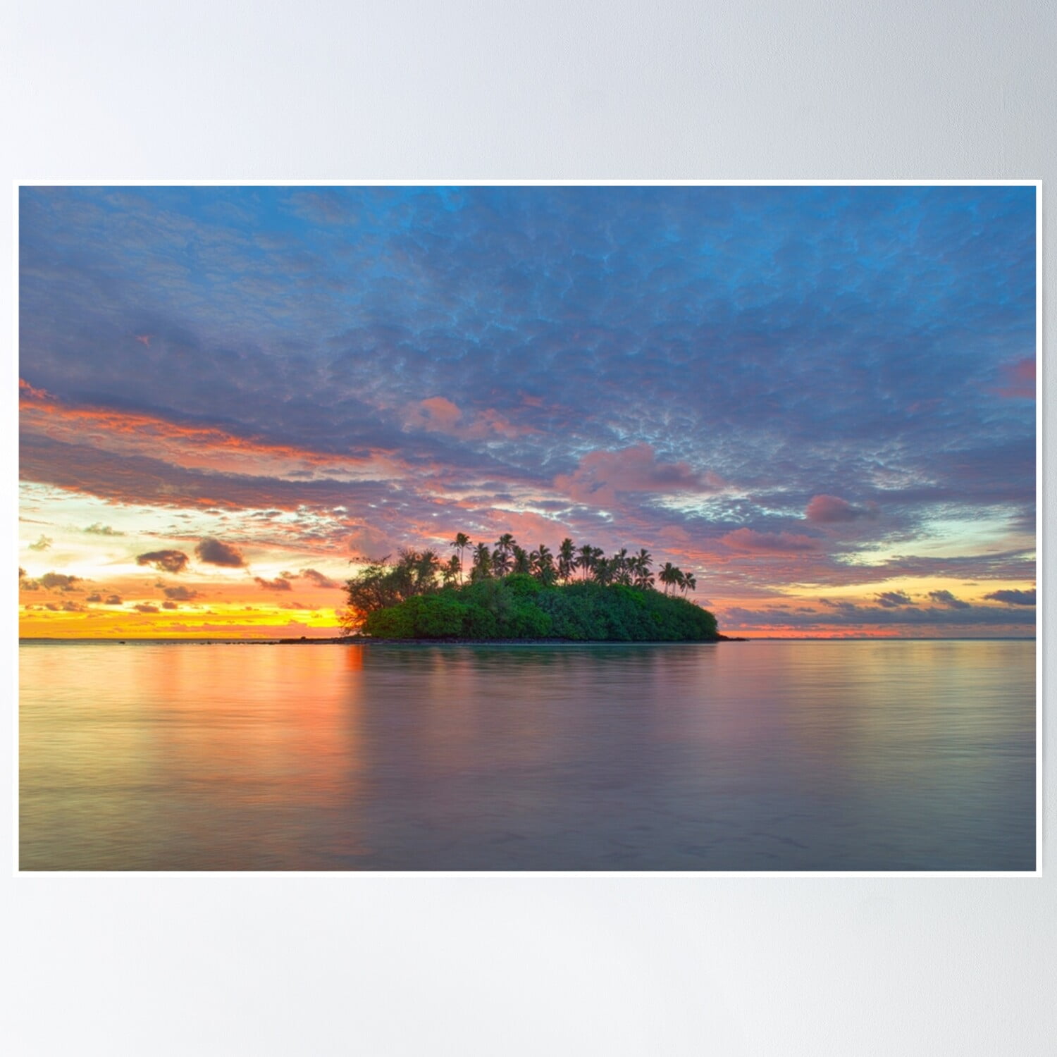 Cook Islands Poster Wall Art, Modern Wall Decor, 16x24 UNFRAMED ...