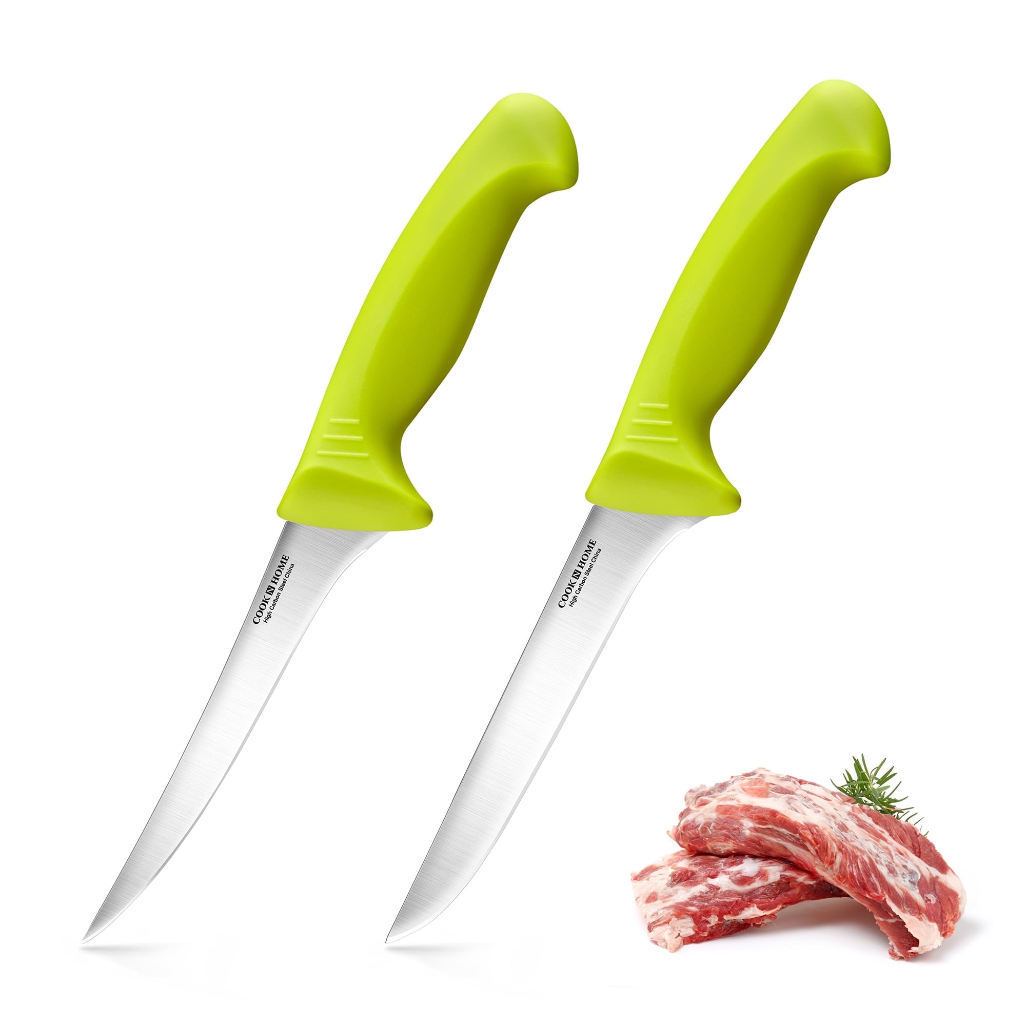 Cook N Home Boning Knife Set 2-Piece, 6-inch High Carbon Stainless ...