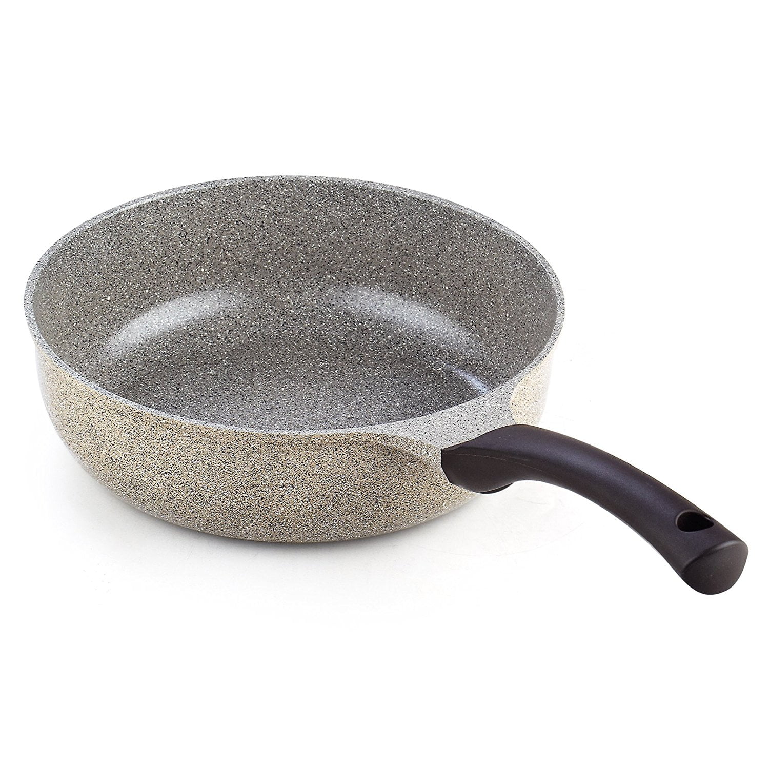 Cook N Home Nonstick Saute Skillet Pan 9-Inch/24cm, Ceramic Marble ...