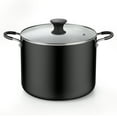 Cook N Home Large 10.5-QT Nonstick Aluminum Stockpot with Glass Lid ...
