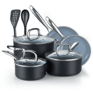 Thyme & Table 32-Piece Cookware & Bakeware Nonstick Set, Sand - Walmart.com