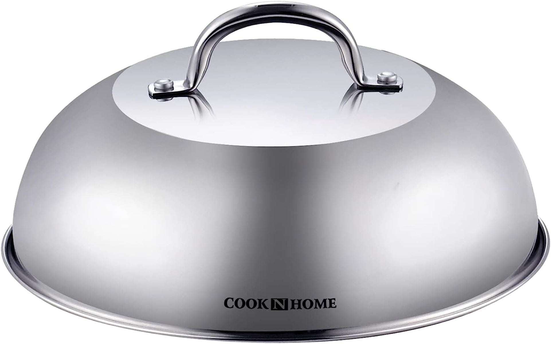 Cook N Home 12 Inch Stainless Steel Grill Dome Lid - Cheese Melting ...