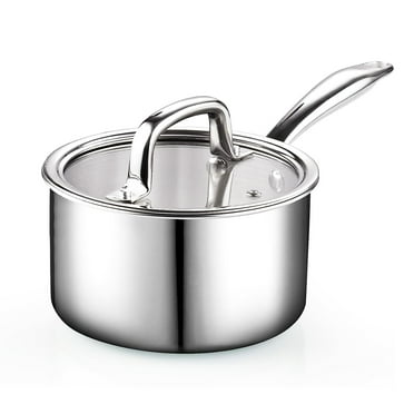 Cuisinart 4-Quart Non-Stick Hard Anodized Saucepan with Stainless Steel ...