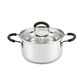 Shop 3-Quart Pots in Stainless Steel and Aluminum for Home Cooking