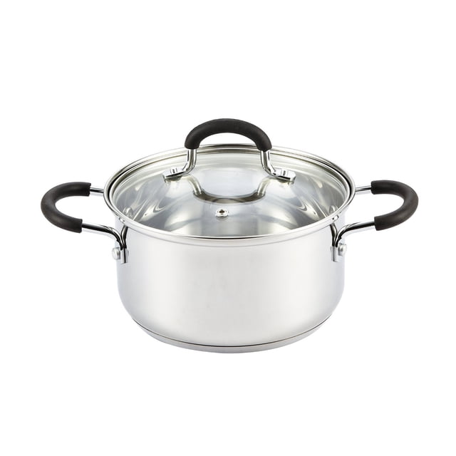 Cook N Home Professional Stainless Steel 3 Quart Stockpot Sauce Pot ...