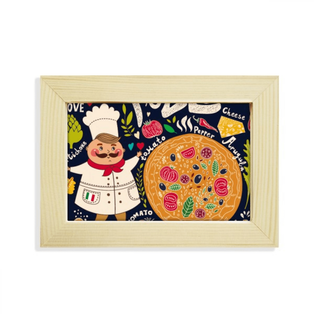 Cook Pizza Italy Tomato Foods Desktop Decorate Photo Frame Picture Art ...