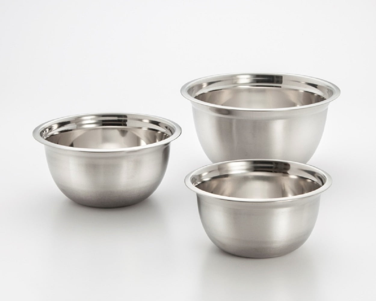 Cook Pro Stainless Steel Mixing Bowls with 3 Qt, 5 Qt, and 8 Qt Sizes ...