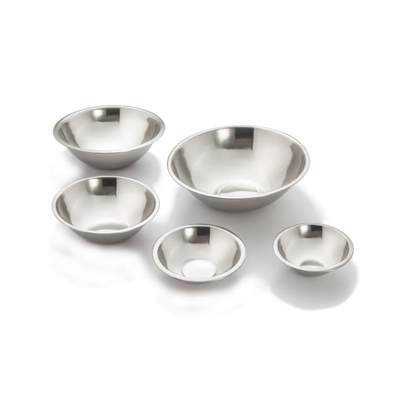 Cook Pro 5 Pc Stainless Steel Mixing Bowl Set - Walmart.com