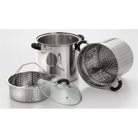 Cook Pro 556, 12 Qt Multifunction Stainless Steel Pasta Cooker ...