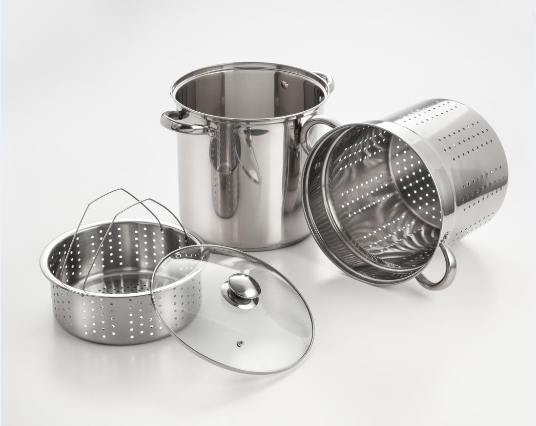 Cook Pro 558, 16 Qt Multifunction Stainless Steel Pasta Cooker ...
