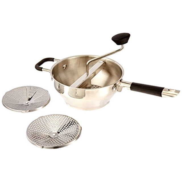Cook Pro 580, Stainless Steel Food Mill w/ 3 Grinding Sizes - Walmart.com