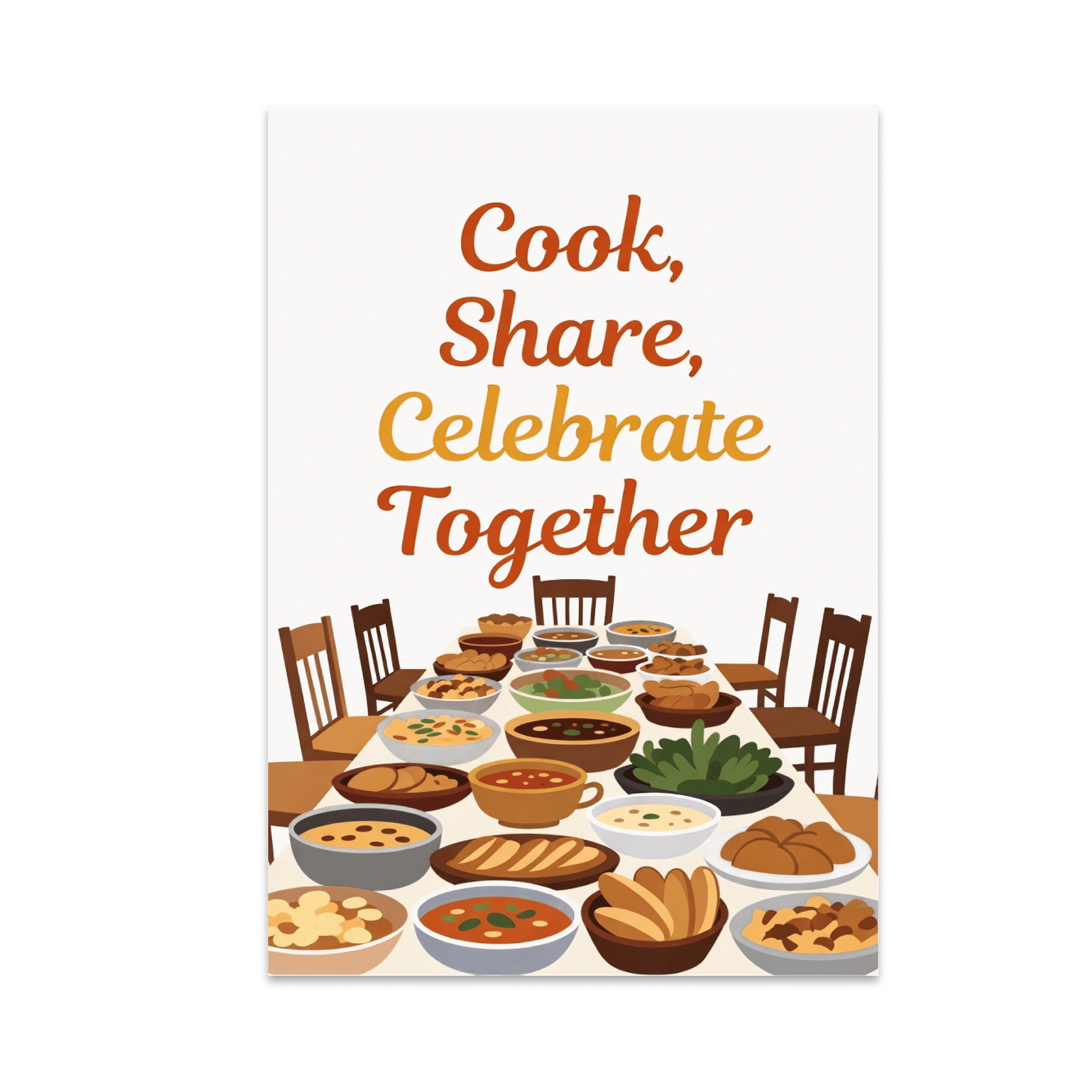 Cook Share Celebrate Together - Community Cooking Enthusiast - 13x19 ...