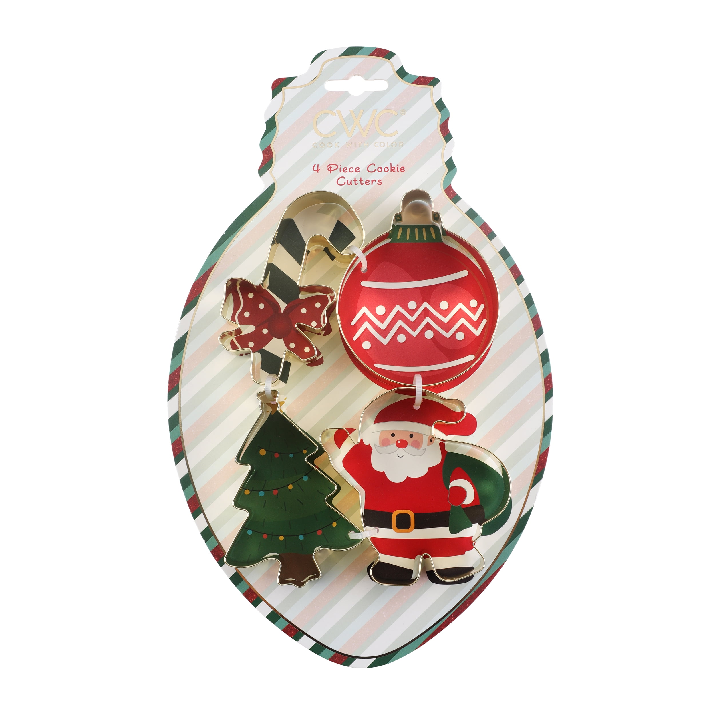 Cook With Color 4-Piece Gold Stainless Steel Cookie Cutters - Walmart.com