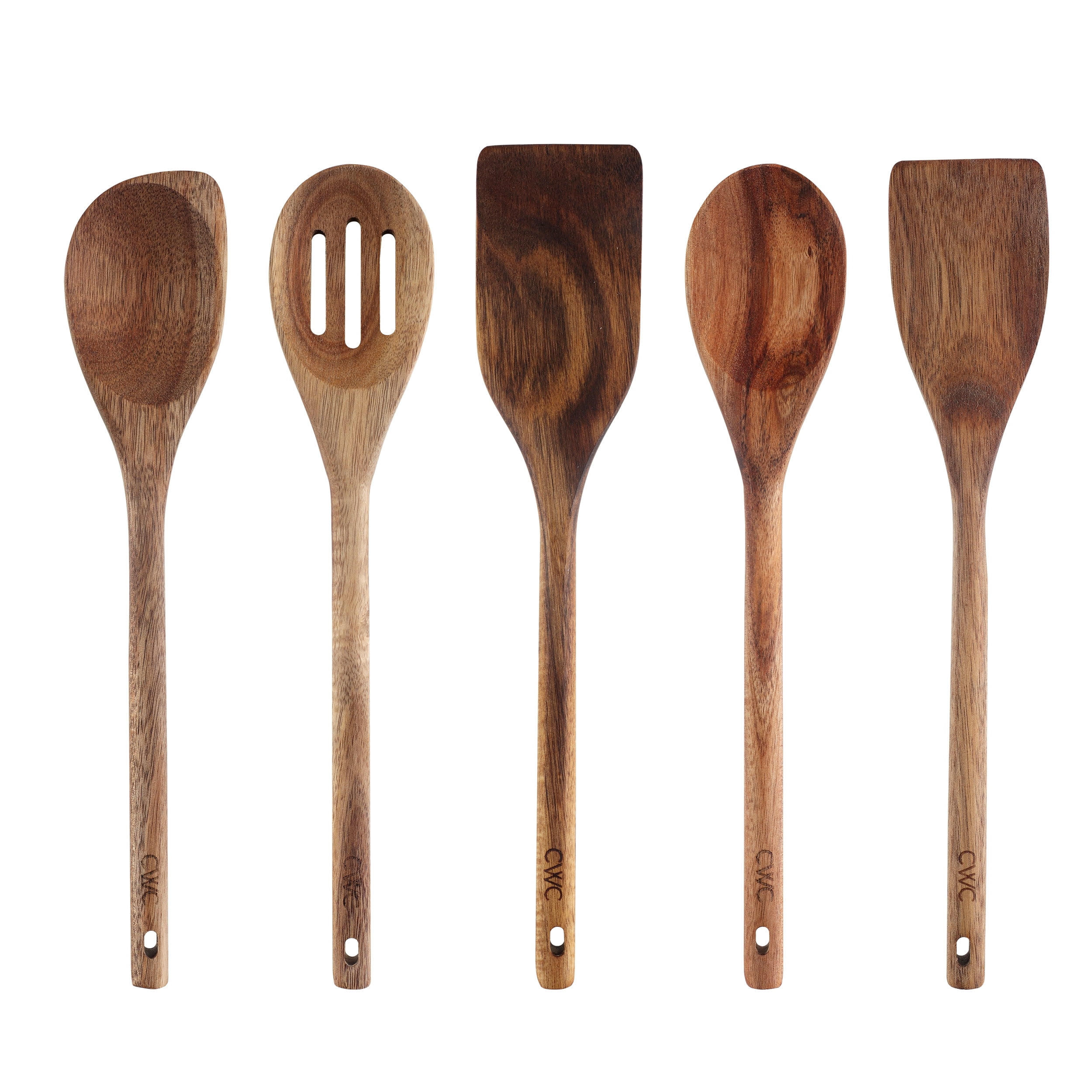 Cook With Color 5-Piece Acacia Utensil Set – Stylish and Essential ...