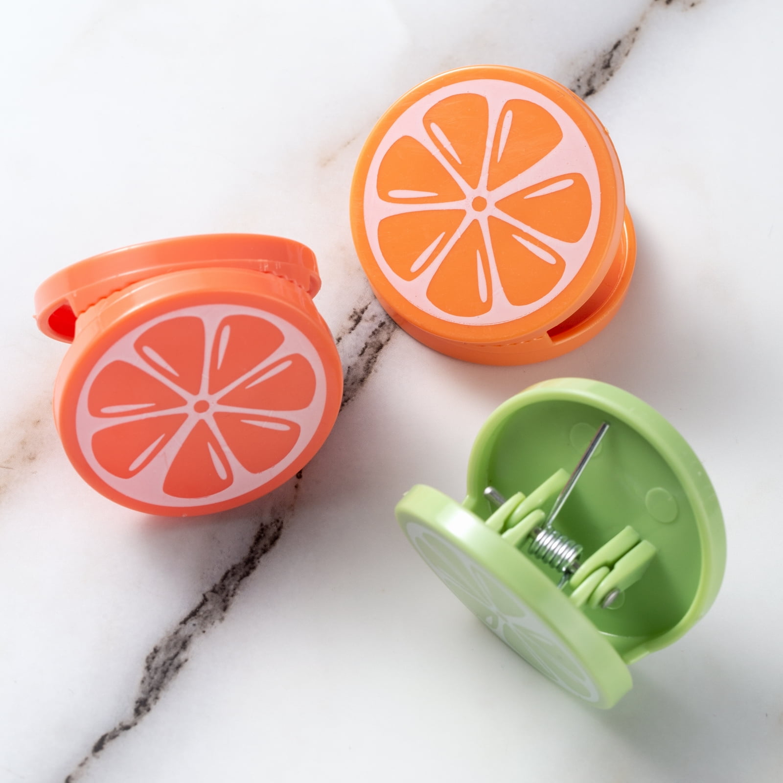 Cook With Color 6 Piece Multi Color Citrus Bag Clips - Walmart.com