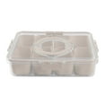 Cook With Color 8-Compartment Snackle Box, Charcuterie Container ...