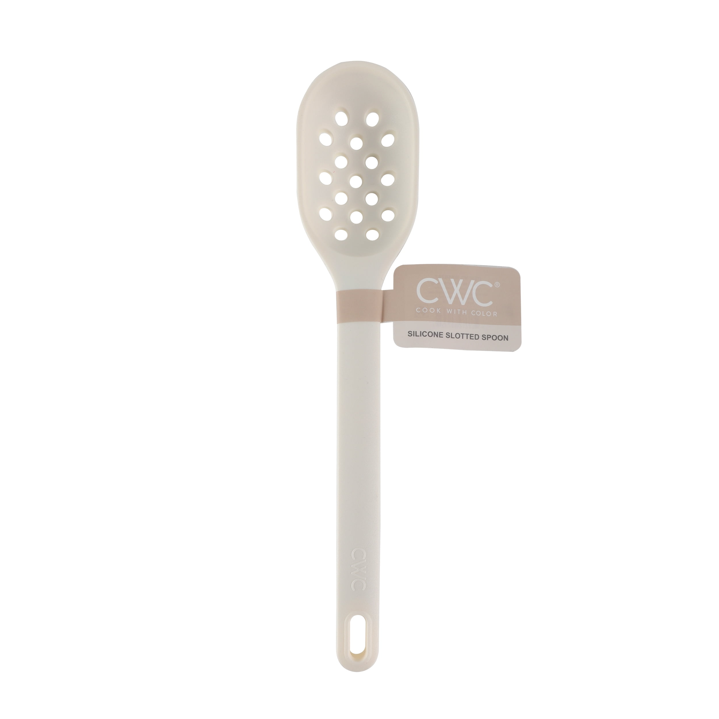 Cook With Color Cream 12 Inch Silicone Slotted Spoon - Walmart.com