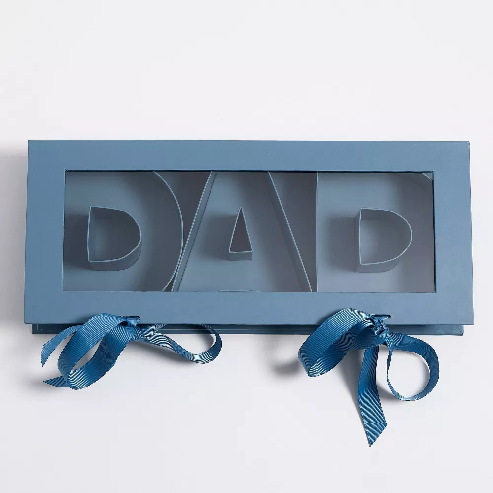 Cook With Color Fillable Word Food Storage Gift Box DAD - Blue ...