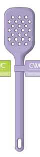 COOK WITH COLOR 12 Inch Purple Silicone Slotted Turner - Heat Resistant ...