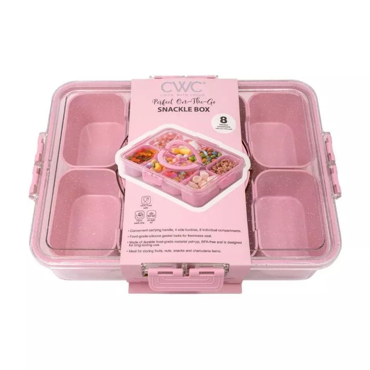 Cook With Color Sparkle Snack Box Food Storage Container - Walmart.com