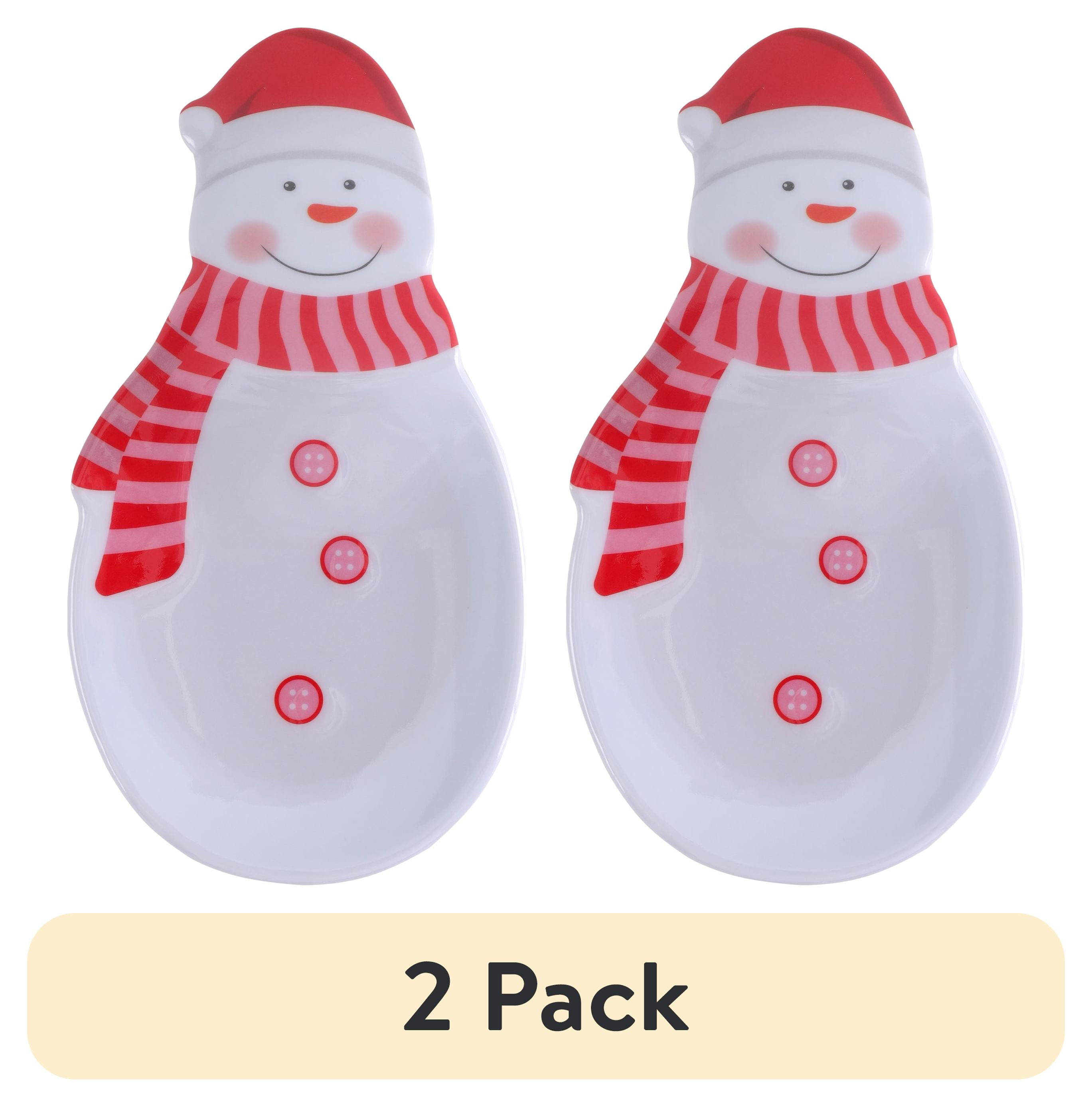 (2 pack) Cook With Color White melamine figural spoon rest - Walmart.com