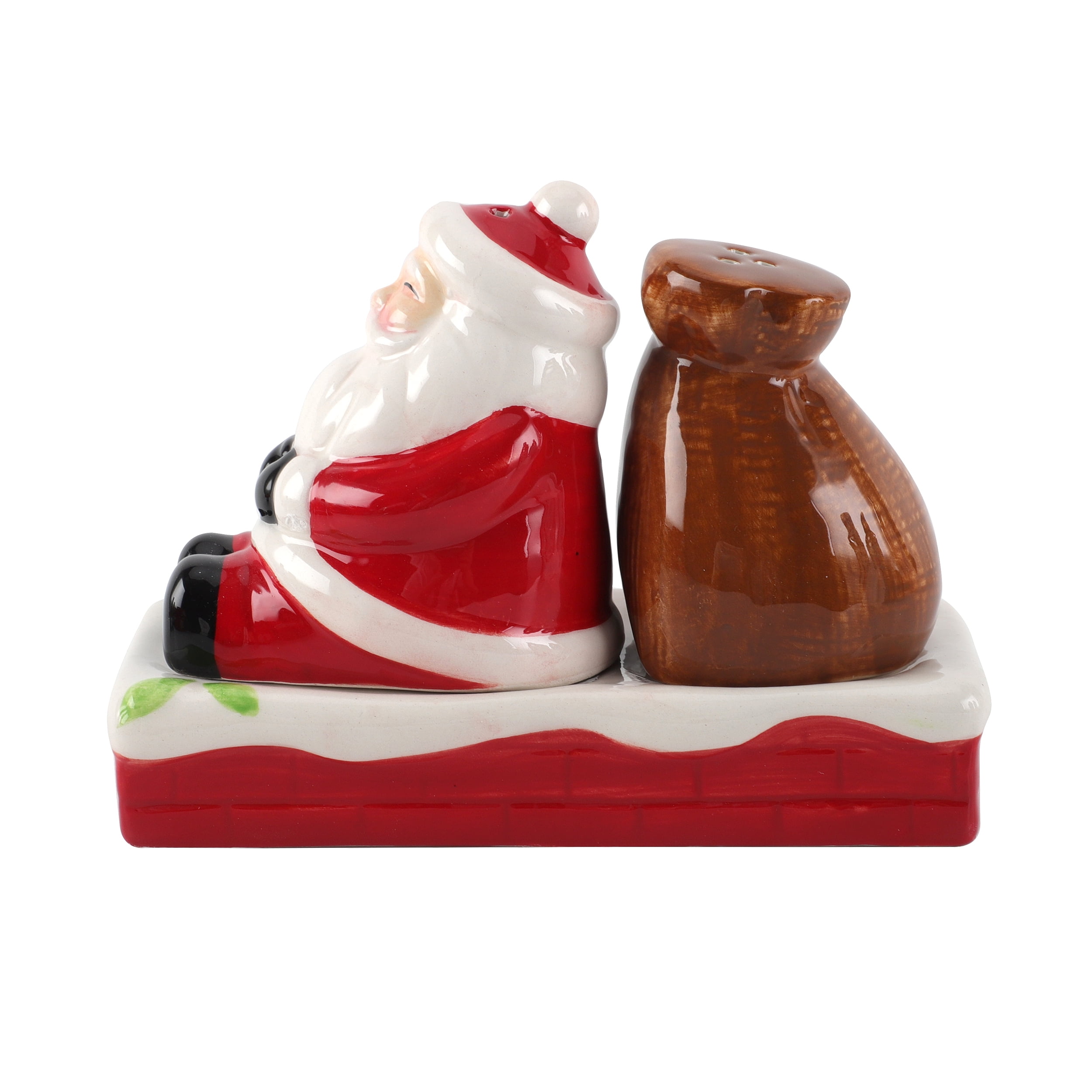 Cook With Color Ceramic Santa Salt and Pepper Shakers - Walmart.com