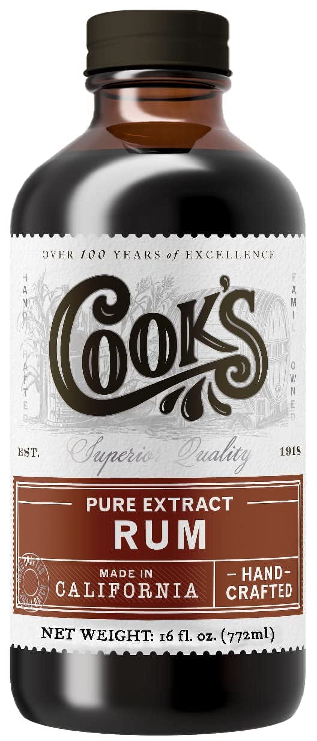 Cook's, Choice Pure Rum Extract, 16 oz - Walmart.com