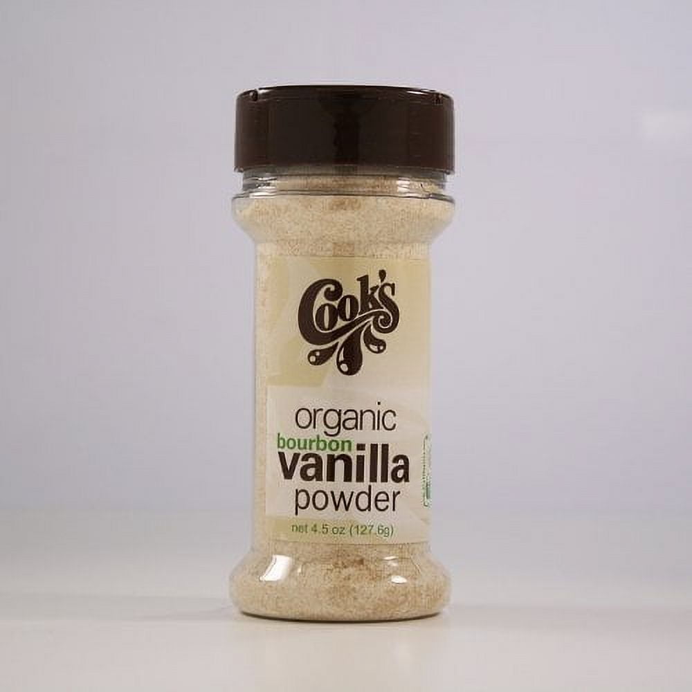 Cook's Pure Bourbon Vanilla Powder, 4.5 oz Organic, Gluten-Free, Vegan ...