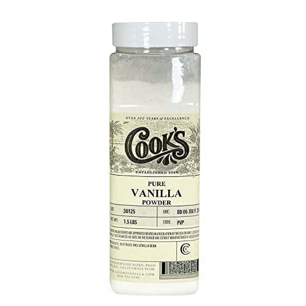 Cook’s Pure Vanilla Powder, Gourmet Fresh Premium Vanilla, Substitute ...