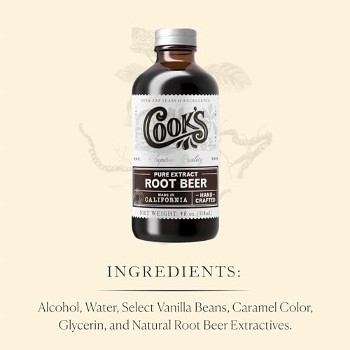 Cook's, Root Beer Extract Flavoring, For Root Beer Making and Baking ...