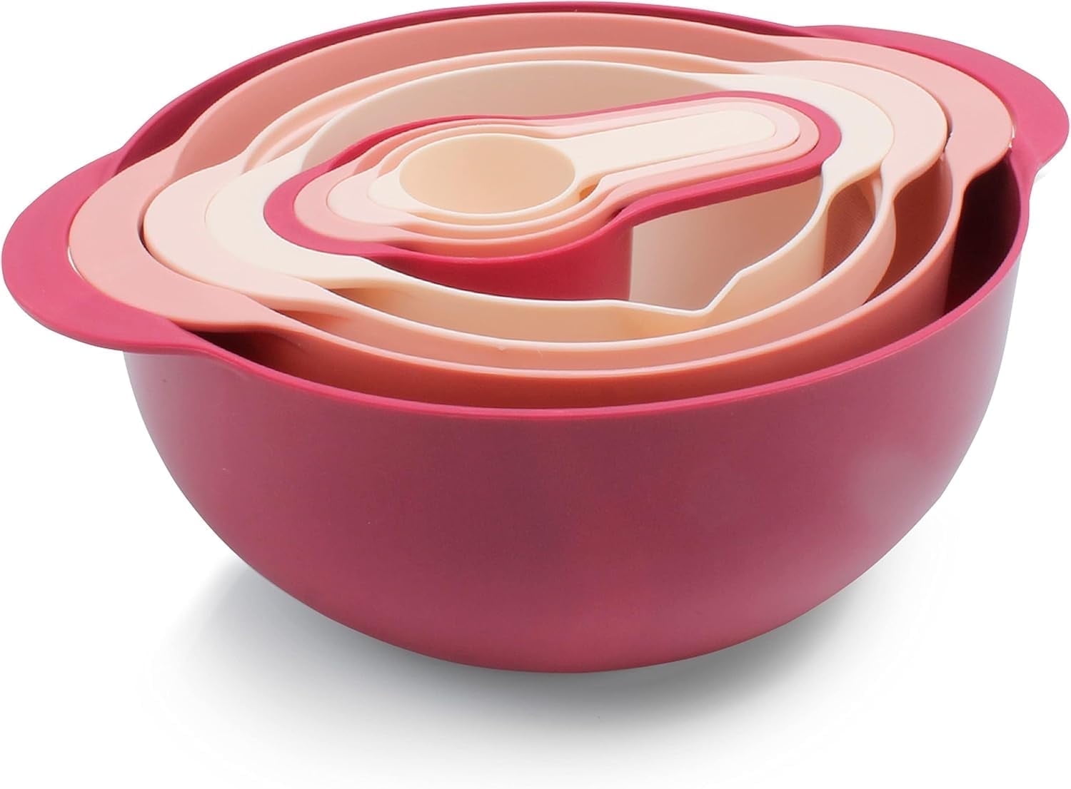 COOK WITH COLOR, 8 Piece Nesting Mixing Bowls Set, 2 Bowls, Colander ...