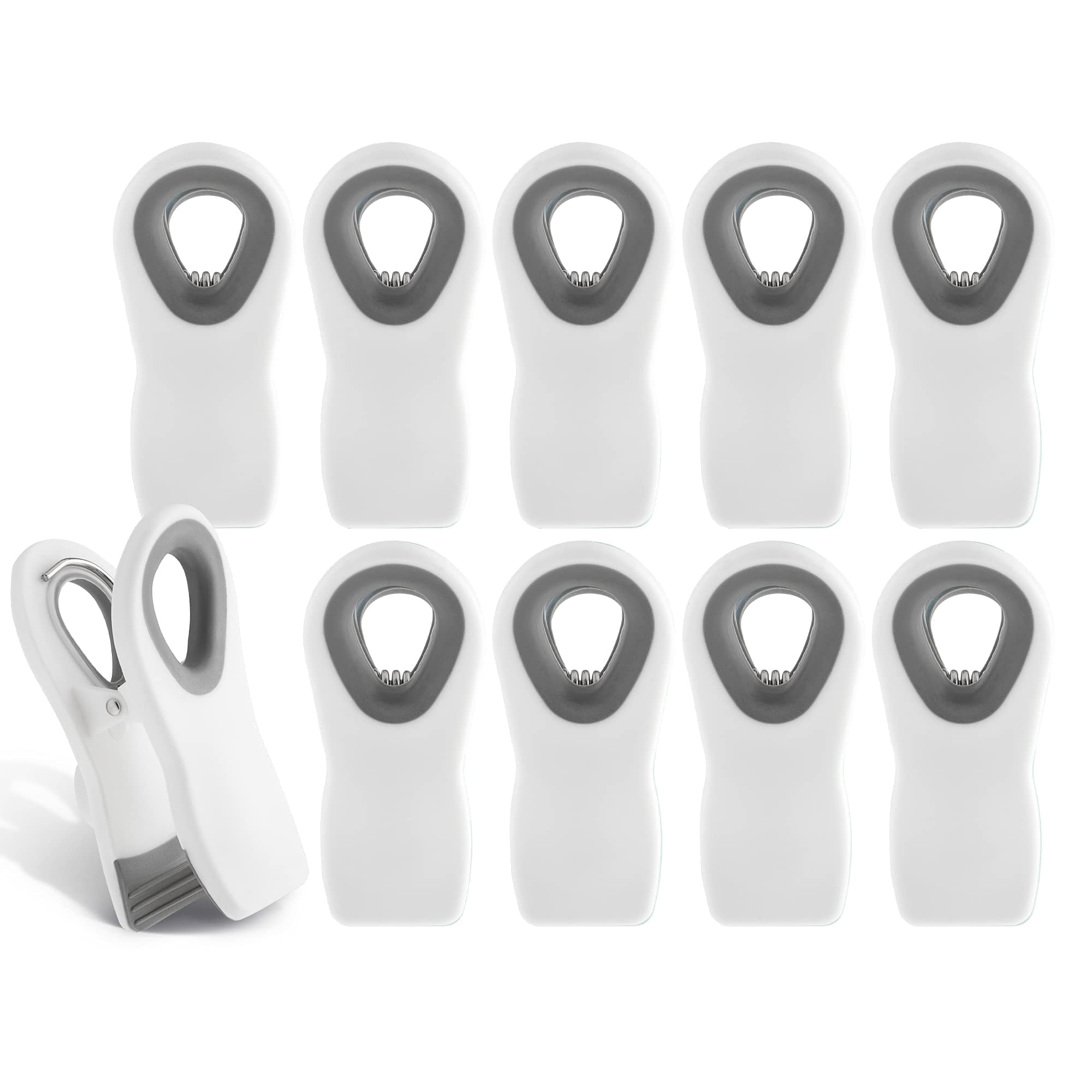 COOK WITH COLOR Magnetic Chip Clips, Airtight Seal, Food Storage Clips ...