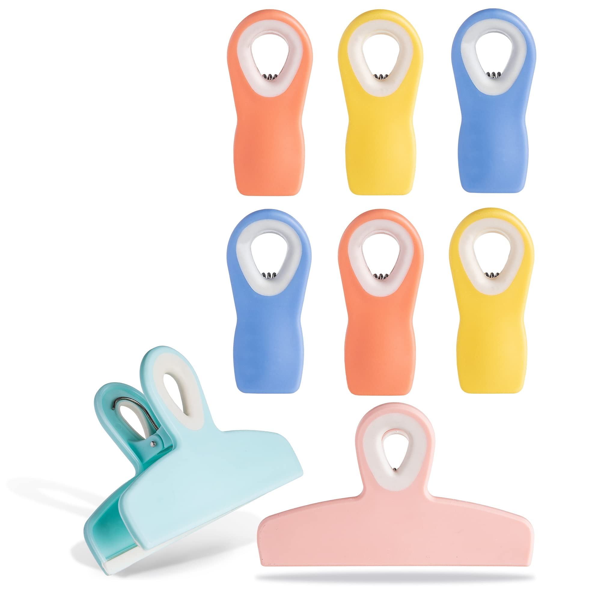 Cook with Color Chip Clips for Bags - Magnetic Bag Chips Set of 8 ...