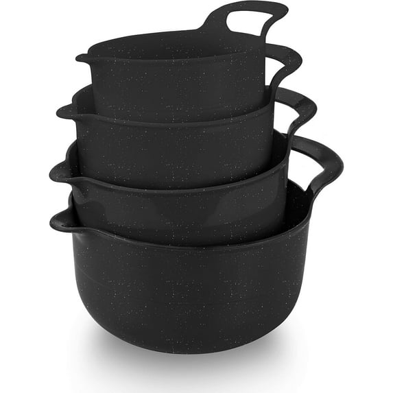 Cook with Color BPA-Free Kitchen Prep Mixing Bowls - 4 Piece Nesting ...