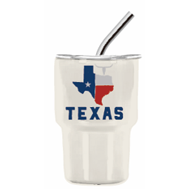 Cook With Color 5oz Texas Longhorn Mini Tumbler – Stainless Steel Small ...