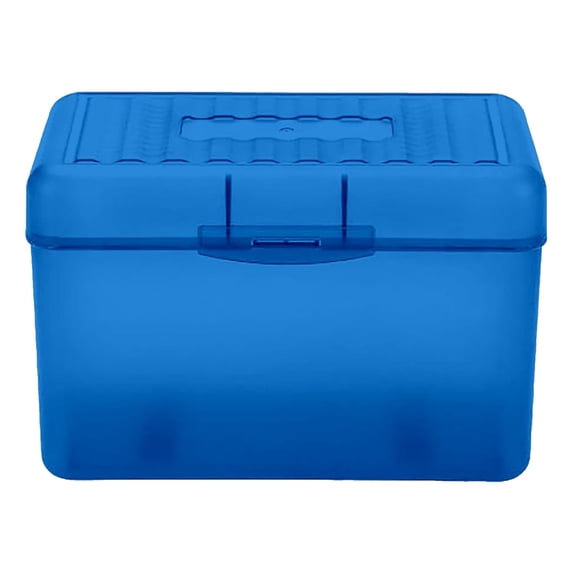 CookMate Translucent Plastic Index Card Holder Flip Top Index Card Box ...