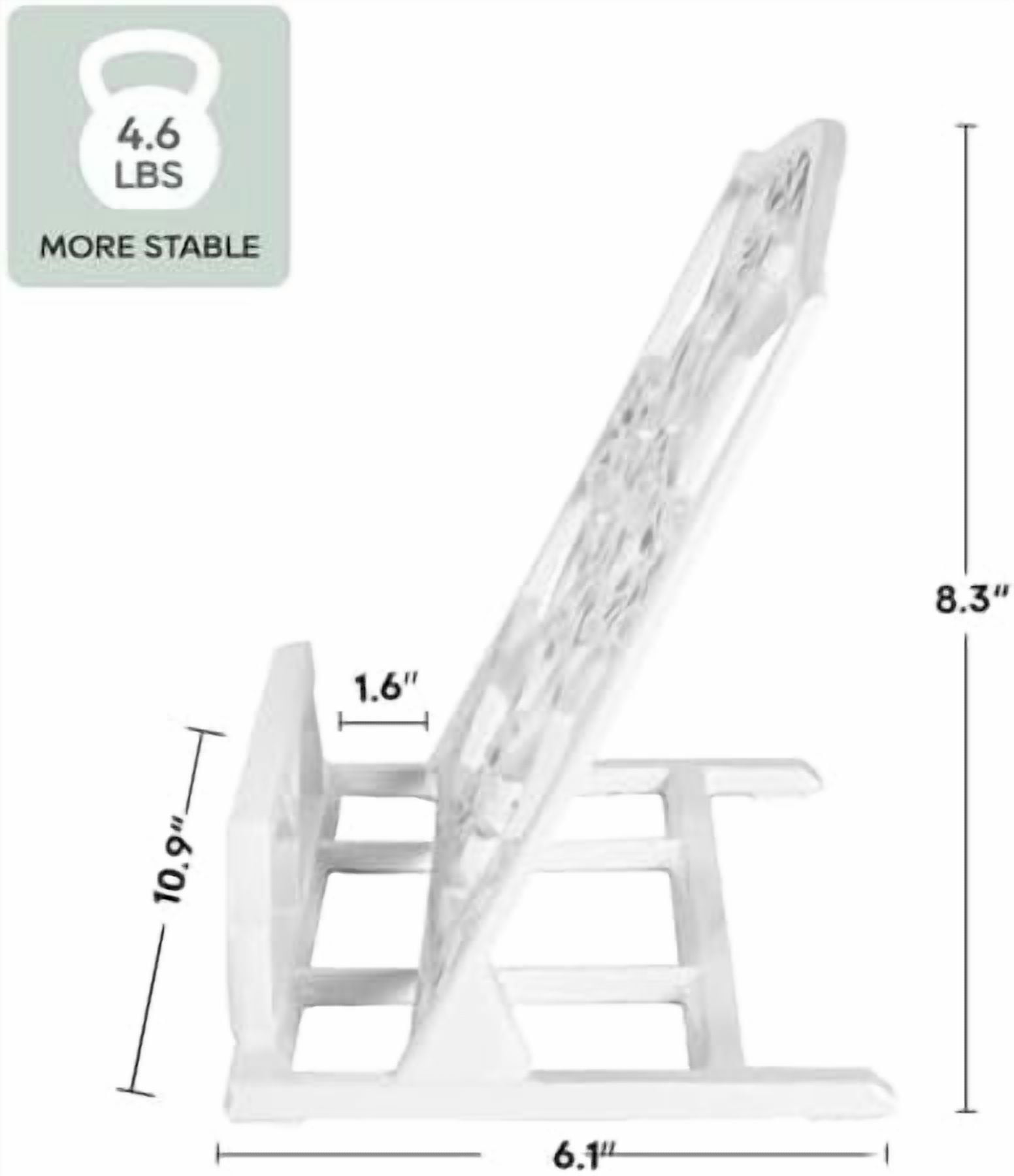 Cookbook Stand, Cast Iron Heavy-Duty Recipe Book Holder, Kitchen ...